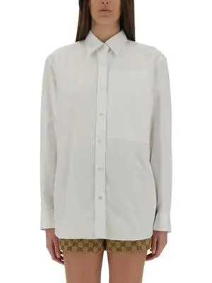 Gucci Cotton Poplin Shirt - White