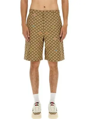 Gucci Fabric Shorts - Beige