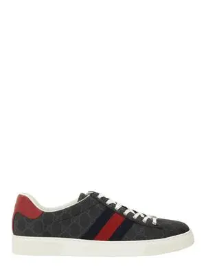 Gucci Sneaker With Web Detail - Black