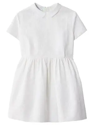 Gucci Dress With Embroidered Logo - White