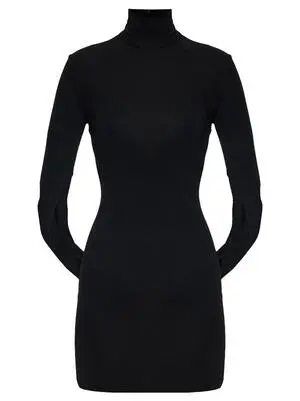 Alexander Wang Mini Draped Dress - Black