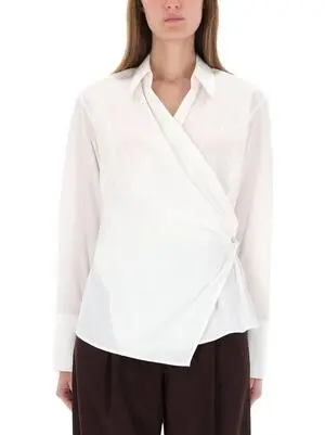 Helmut Lang Wrap Shirt - White