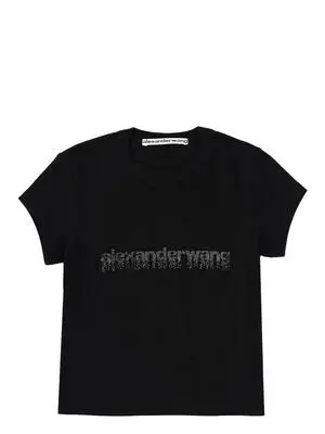 Alexander Wang T-shirt With Logo - Black