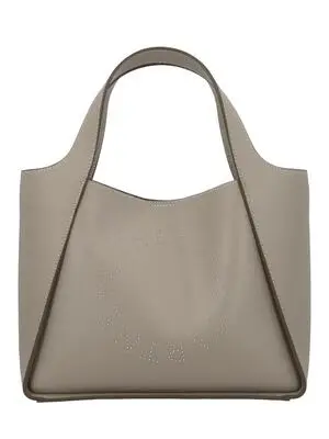 Stella McCartney Tote Bag With Logo - Grey
