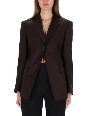 Helmut Lang Cutaway Blazer - Brown