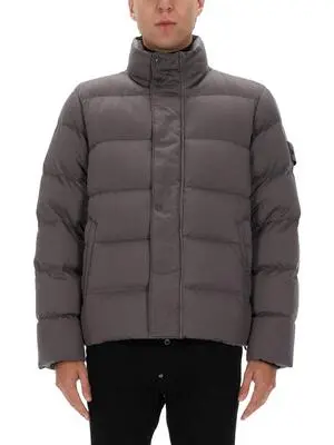 Stone Island Wool Down Jacket - Grey