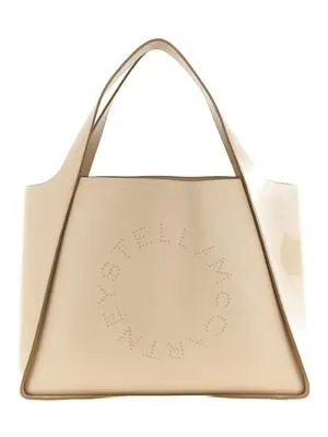 Stella McCartney Logo Shopper - Beige