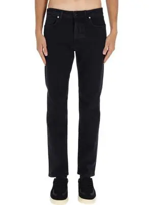 Stone Island Slim Fit Denim Pants - Black