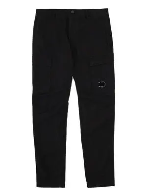 C.P. COMPANY Loose Fit Cargo Pants - Black