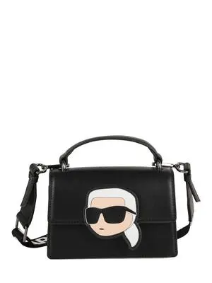 Karl Lagerfeld Handbag With Logo - Black