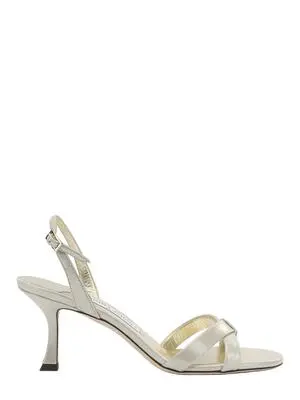 JIMMY CHOO Elsy 70mm Heeled Sandals - Gold