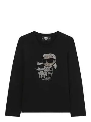 Karl Lagerfeld Logo T-shirt - Black