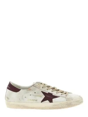 GOLDEN GOOSE Superstar Leather Sneakers - Bordeaux