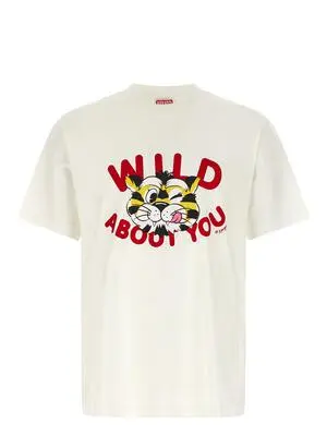 Kenzo Wild Tiger' T Shirt - White
