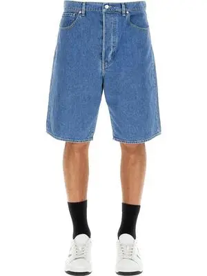 Kenzo Bermuda Shorts With Logo - Blue