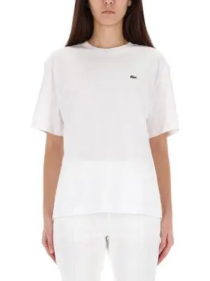 Lacoste T-shirt With Logo - White