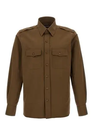 TOM FORD Military' Shirt - Green