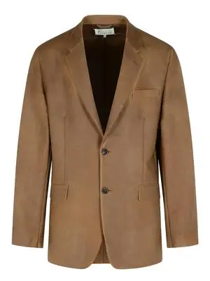 MAISON MARGIELA Blazer In Mohair And Wool - Brown