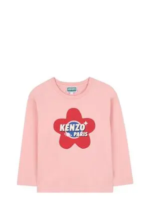 Kenzo Sweatshirt With Logo - Pink