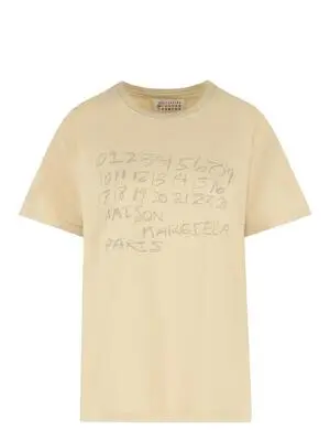 MAISON MARGIELA Cotton T-Shirt Ivory