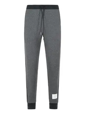 Thom Browne Jogger' Cotton Pants - Grey