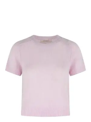 LISA YANG Siona Cashmere And Silk T-shirt - Pink