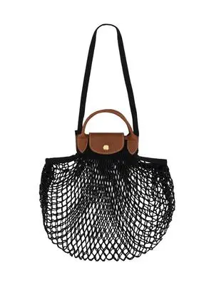 Longchamp Le Pliage Filet Bag - Black