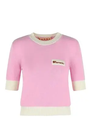 Marni Wool Blend Sweater - Pink
