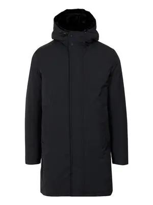 Herno Long-sleeve Fur Hooded Parka - Black