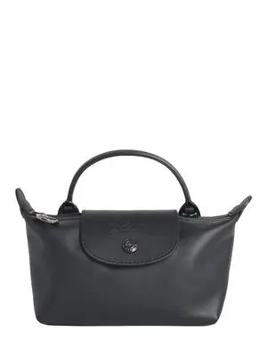 Longchamp Le Pliage Xtra Leather Clutch - Black