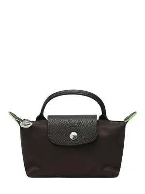 Longchamp Le Pliage Green Clutch - Brown