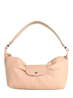 Longchamp Le Pliage Xtra Bow Leather Shoulder Bag - Cream