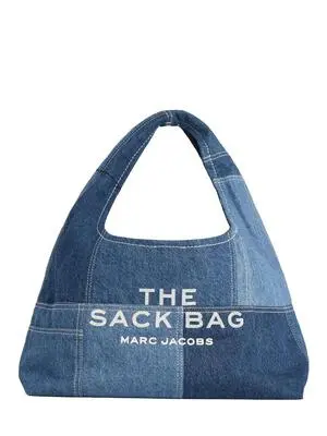 Marc Jacobs The Sack Patchwork Denim Shoulder Bag - Blue