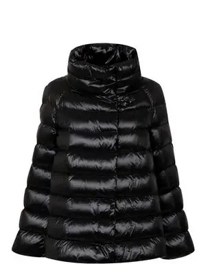 FAY Quilted Down Coat - Black