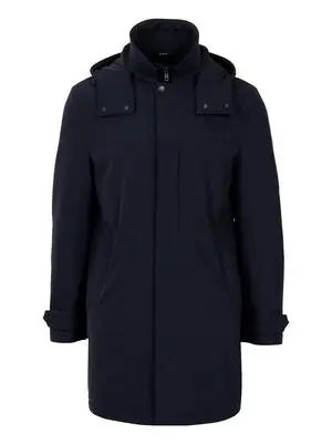 FAY Midi Coat With Removable Hood