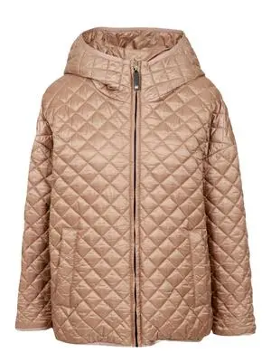 Max Mara Reversible Quilted Coat - Miele