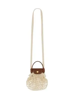 Longchamp Le Pliage Filet Mini Bag - Powder