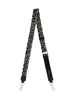 Marc Jacobs Shoulder Strap With Logo - Black