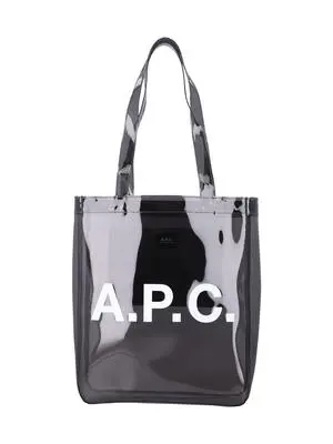 A.p.c. Lou Pvc Tote - Grey