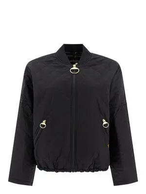Barbour Emlyn' Quilted Bomber Jacket - Black