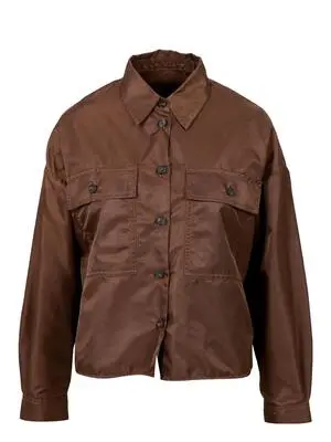 Max Mara Drip-proof Twill Jacket - Cioccolato