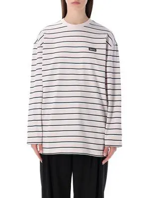 Remain Birger Christensen Long-sleeve T-shirt - Orchid Stripe