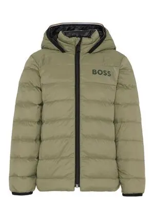 BOSS Reversible Down Jacket - Brown