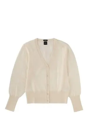 BOSS Furvona Cardigan - White