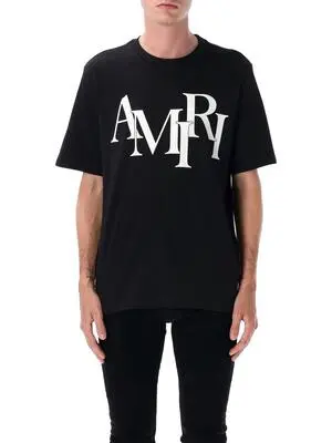 Amiri T Shirts And Polos - Black