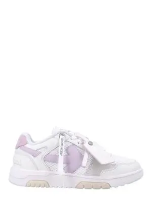 Off White Slim Out Of Office Sneakers White Lillac