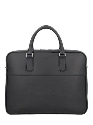 BOSS Leather Briefcase - Black