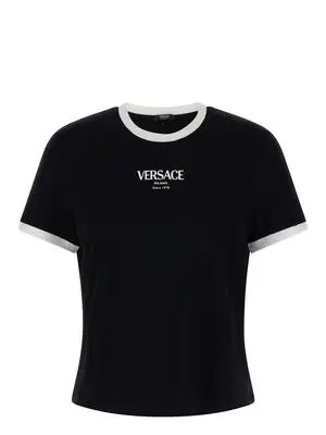 Versace Logo T-shirt - White/black