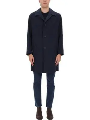 BOSS Cotton-blend C Clark' Coat - Blue