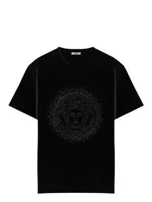 Versace Medusa Cotton T-shirt - Black